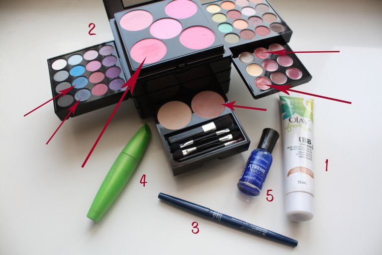 Descendants Mal, Evie and Maleficent Makeup for Halloween